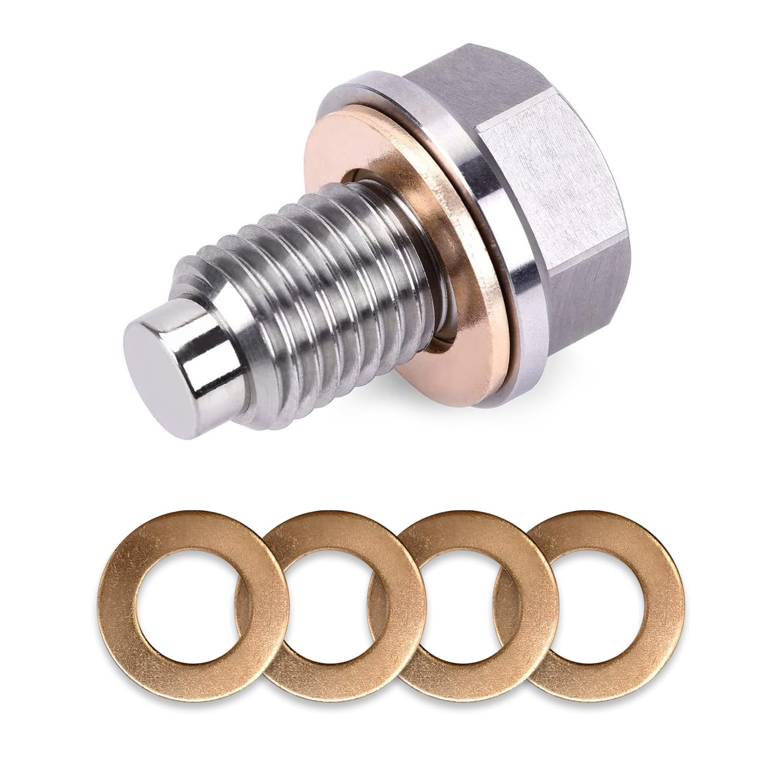 Amazon.com: gunhunt 1 PC Stainless Steel Sump Drain Nut Bolt, M12 x 1. ...