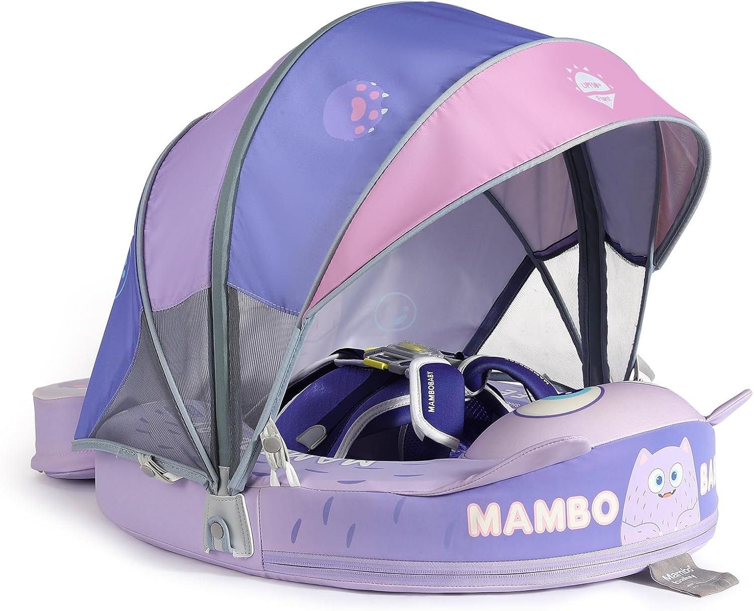 Amazon.com: Mambobaby Float with Canopy Size Improved Non Inflatable ...