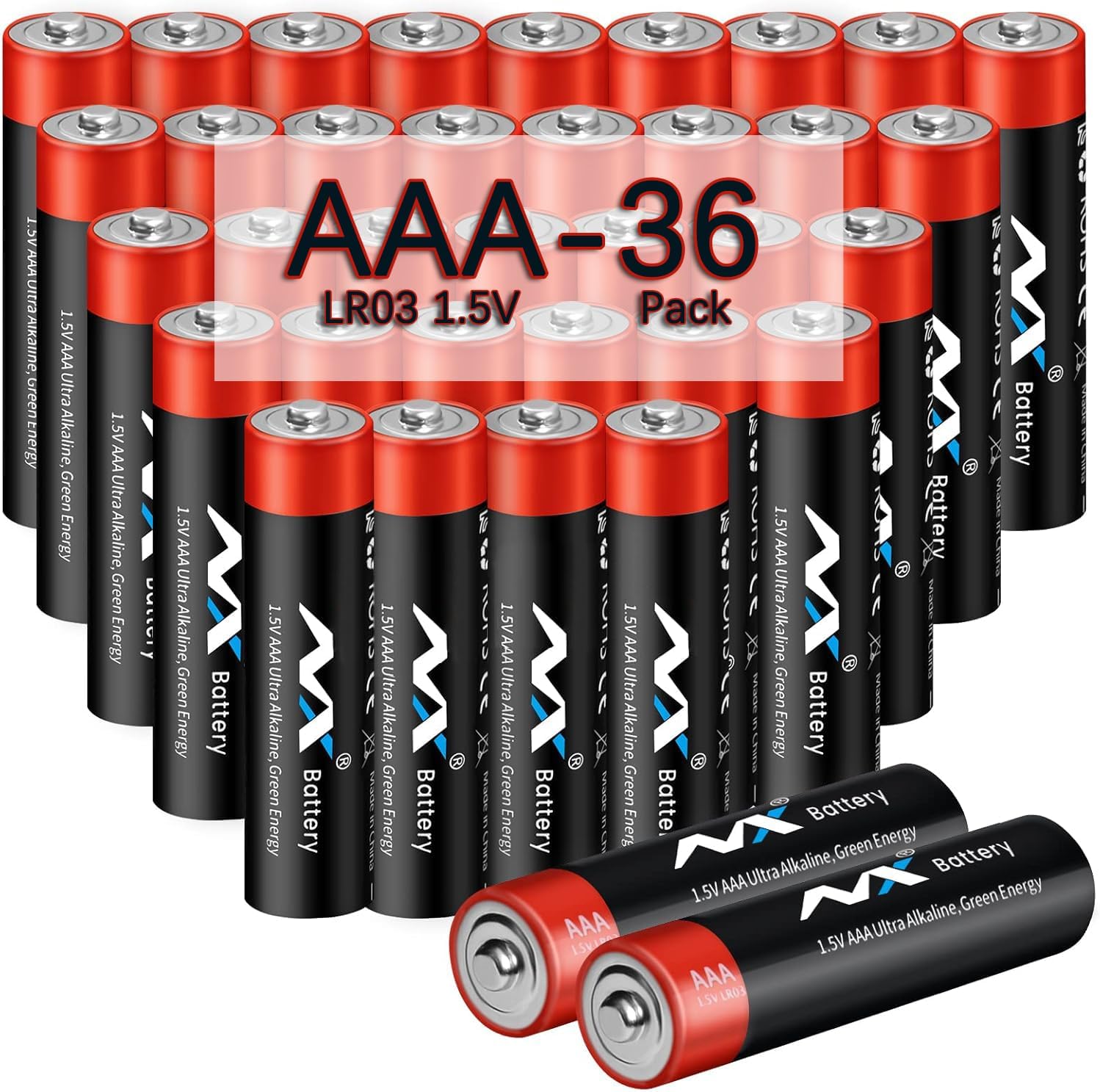 Amazon.com: NX Bettery AAA Battery, Alkaline Battery High-Performance ...