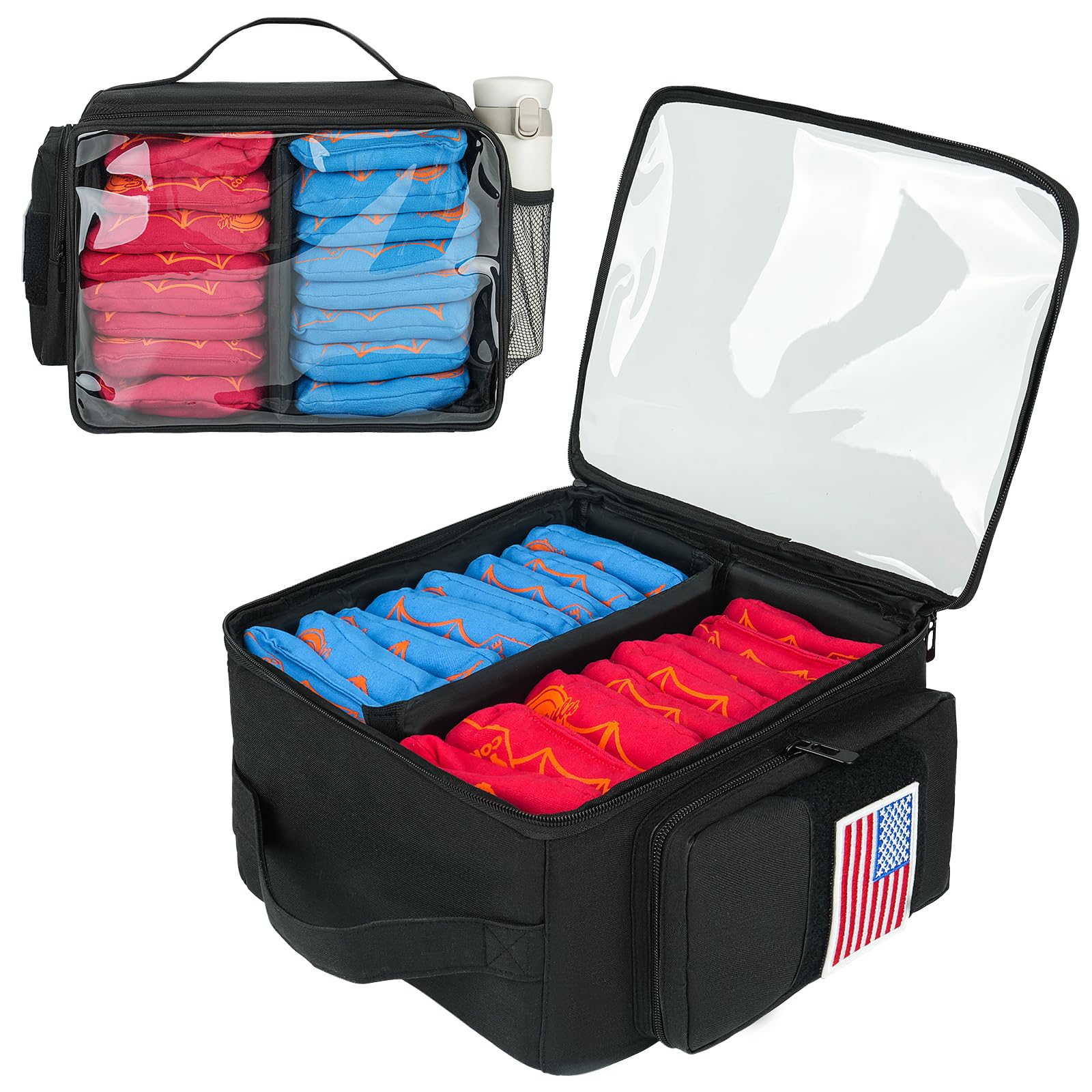 Cornhole Bag Carry Case Holds Up to Set of 8 Regulation Beanbags ...