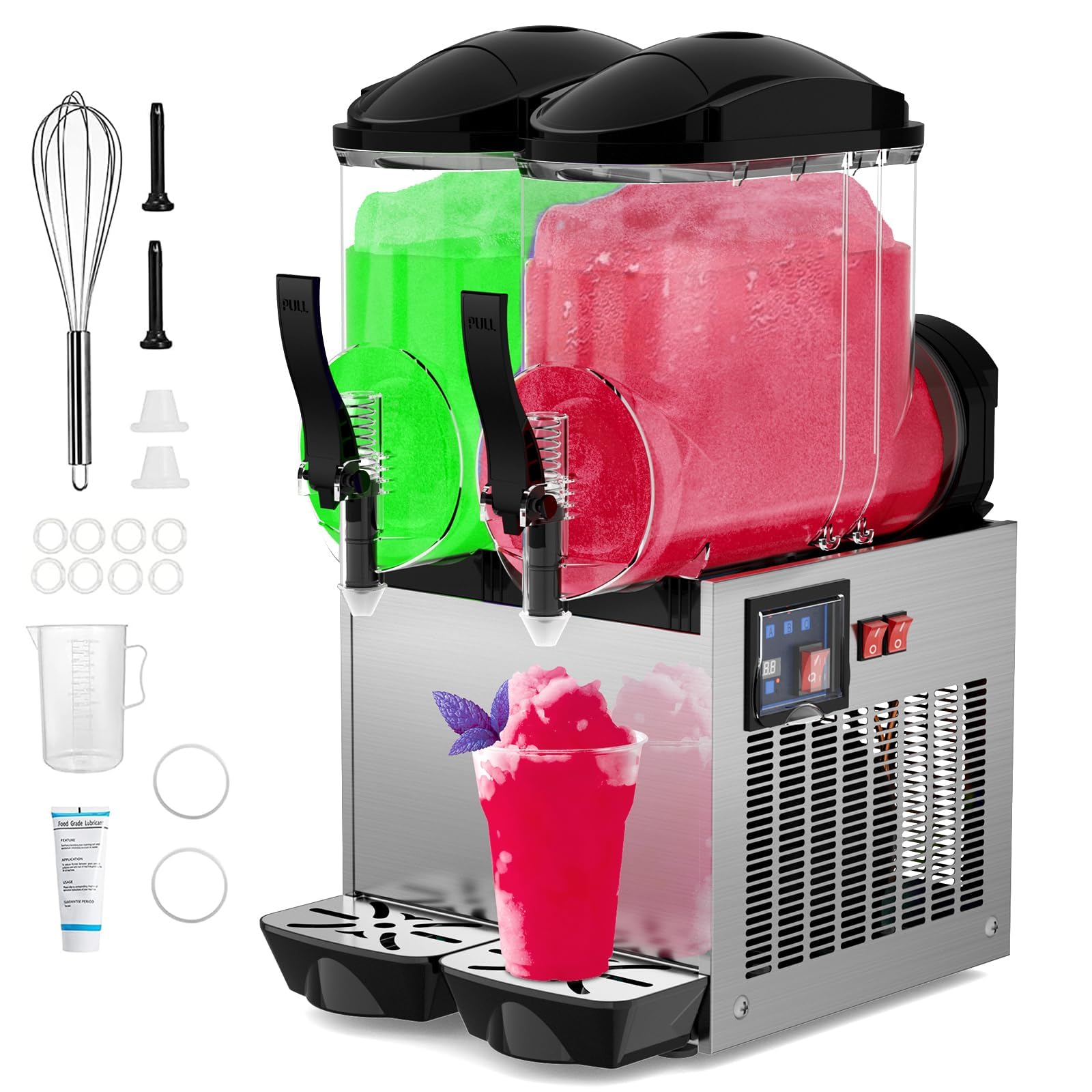 Amazon.com: Commercial Margarita Machine,8 Gallon 1050W 110V Large ...
