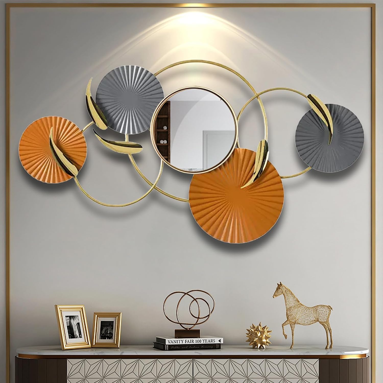 Amazon.com: MMRLBAPAG 39"x 20" Large Decorative Wall Mirror for Living ...