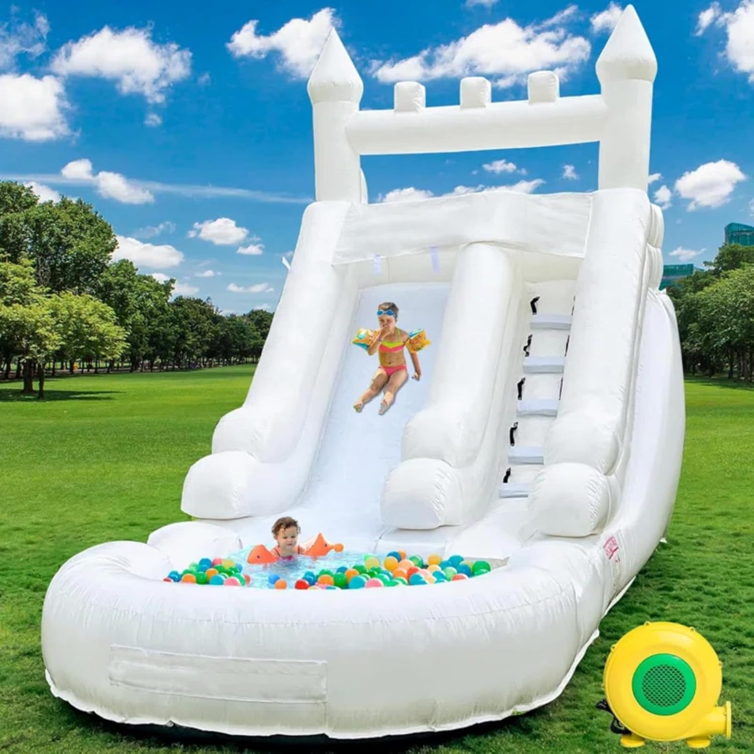 Amazon.com: Commercial Grade Water Slide 21'x9'x12' Inflatable with ...