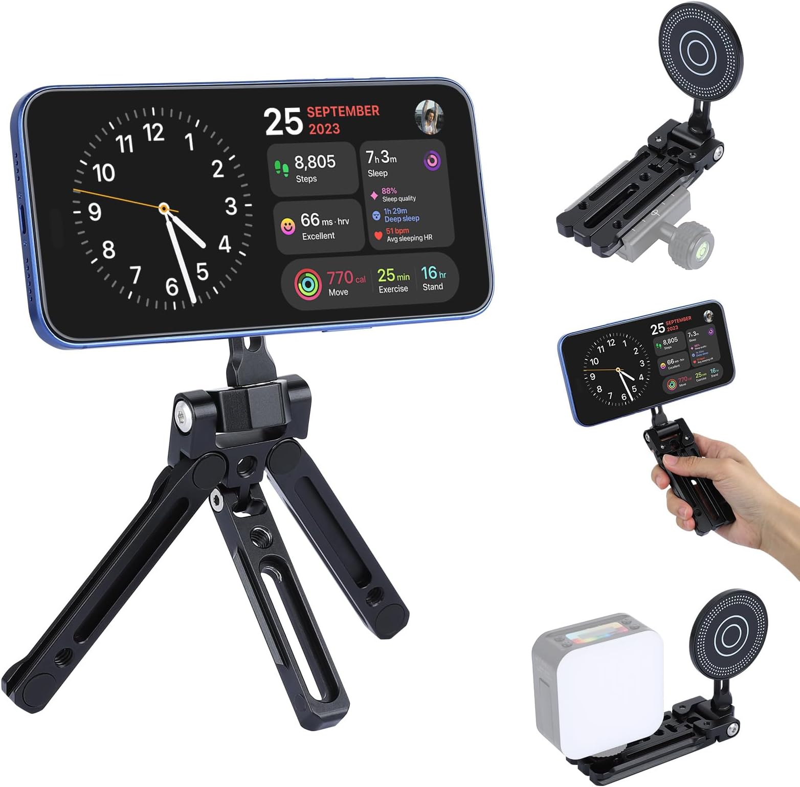 Amazon.com: for MagSafe Pocket Tripod Stand – Universal Phone Tripod ...