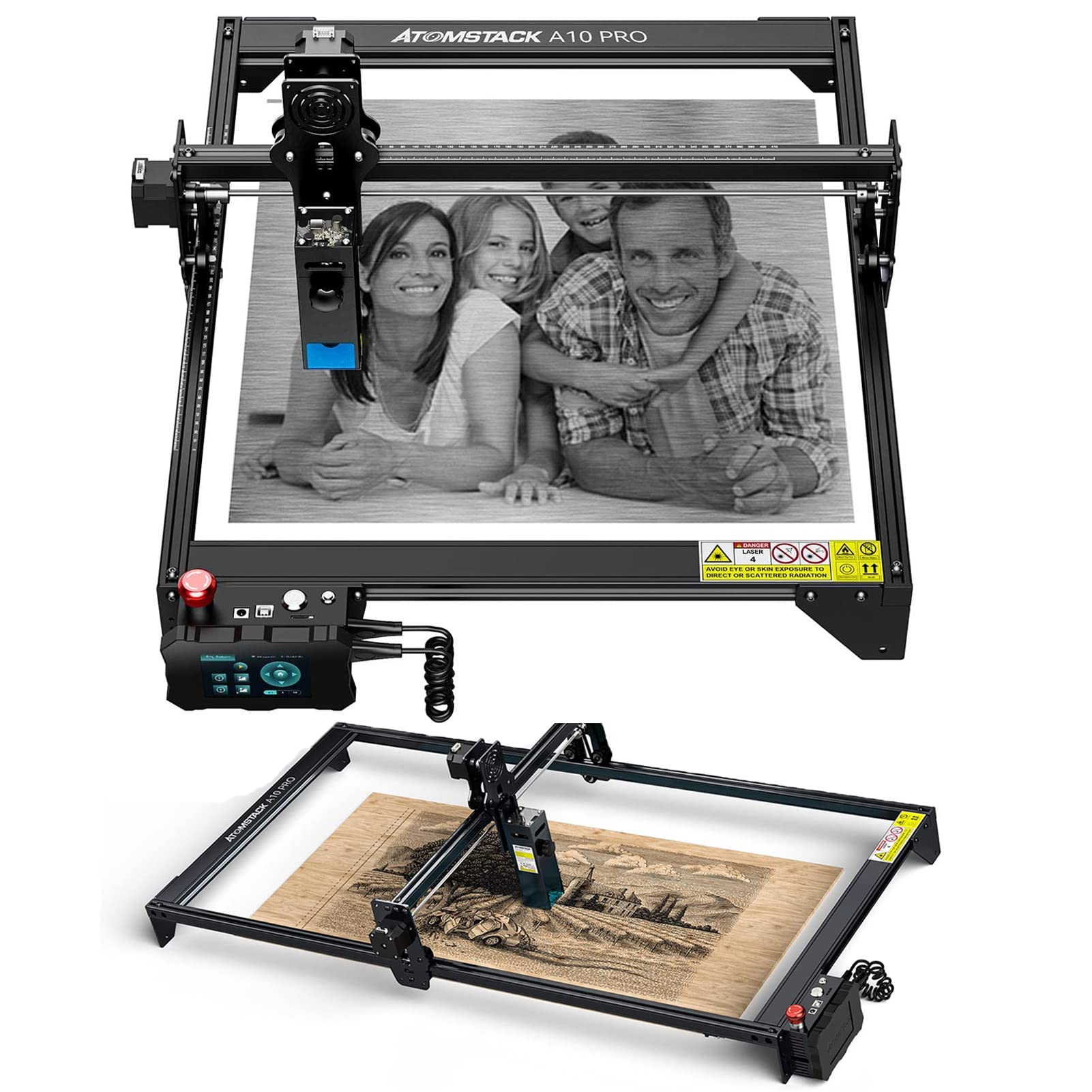 Buy ATOMSTACK A10 PRO Laser Engraver Cutter with A10 Area Expansion Kit ...