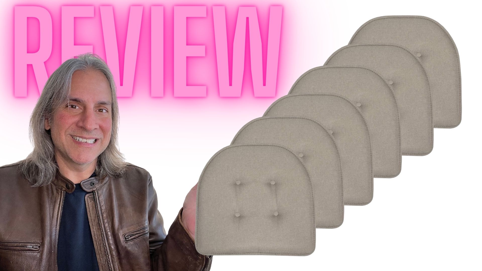 Watch Chair Cushion Memory Foam Pads Tufted Slip Non Skid on Amazon Live
