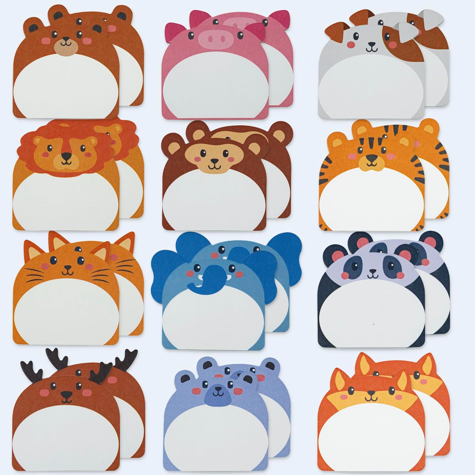 Amazon.com : 4Pack Cute Sticky Notes Pink Sticky Notes 3x3 Kawaii ...