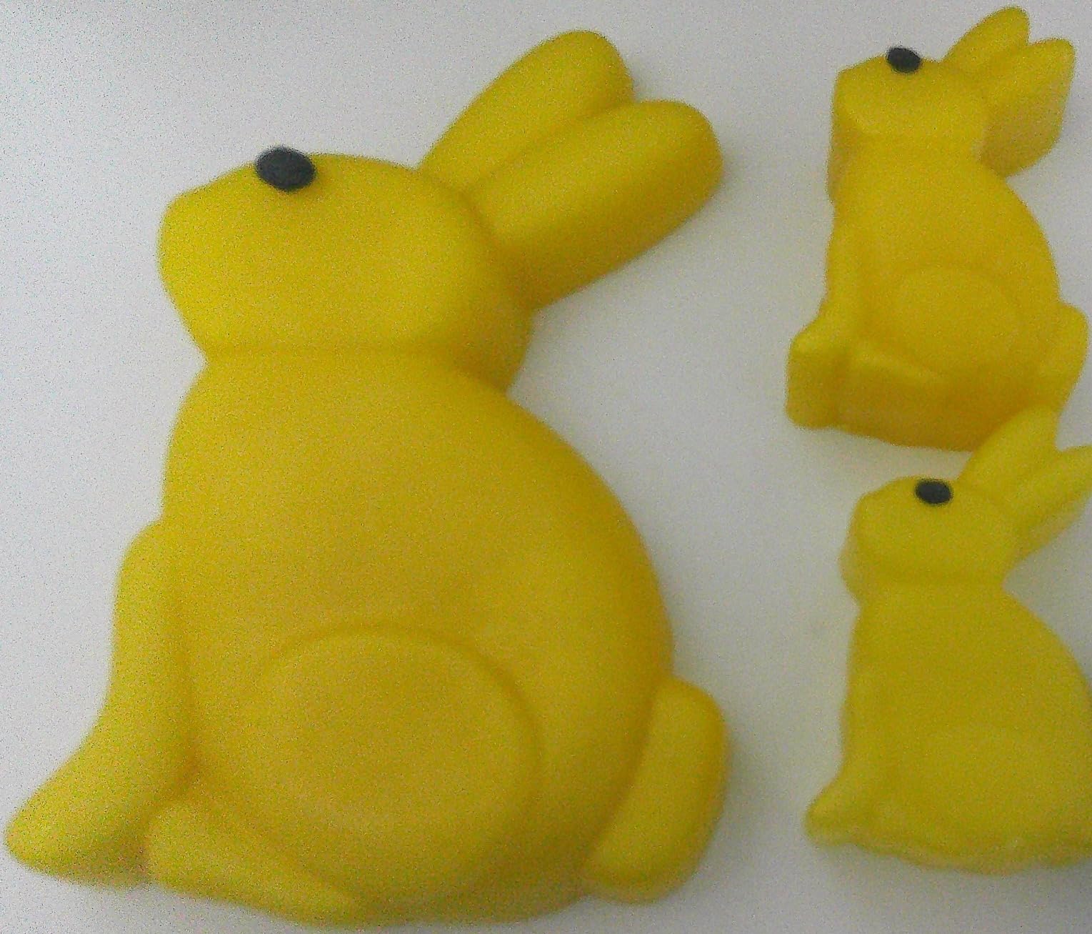 Amazon.com: 2-Pack Easter Bunny Chocolate Molds Set, 3D Cute Easter ...