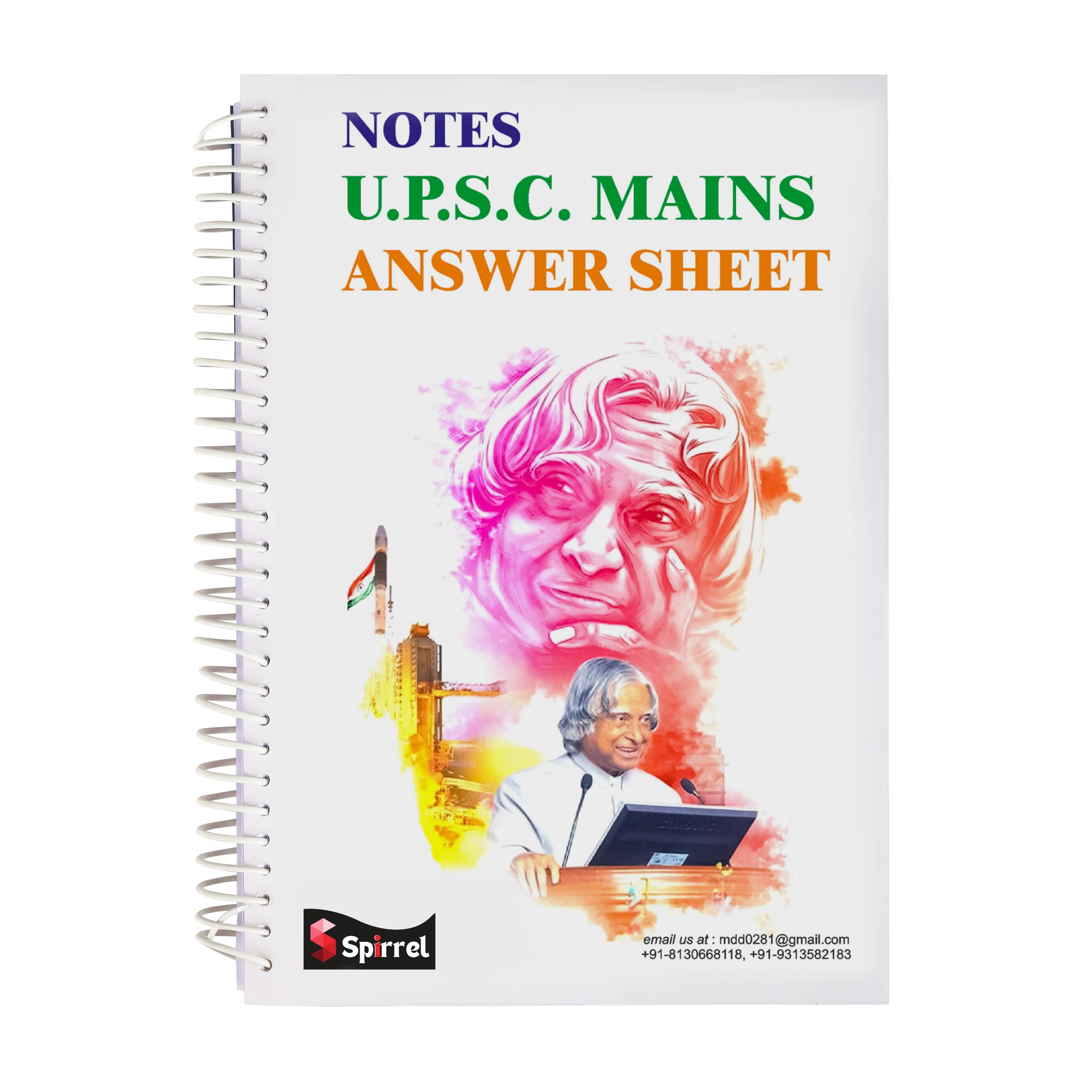 upsc notebook spiral 200 page (pack 1) : Amazon.in: Office Products