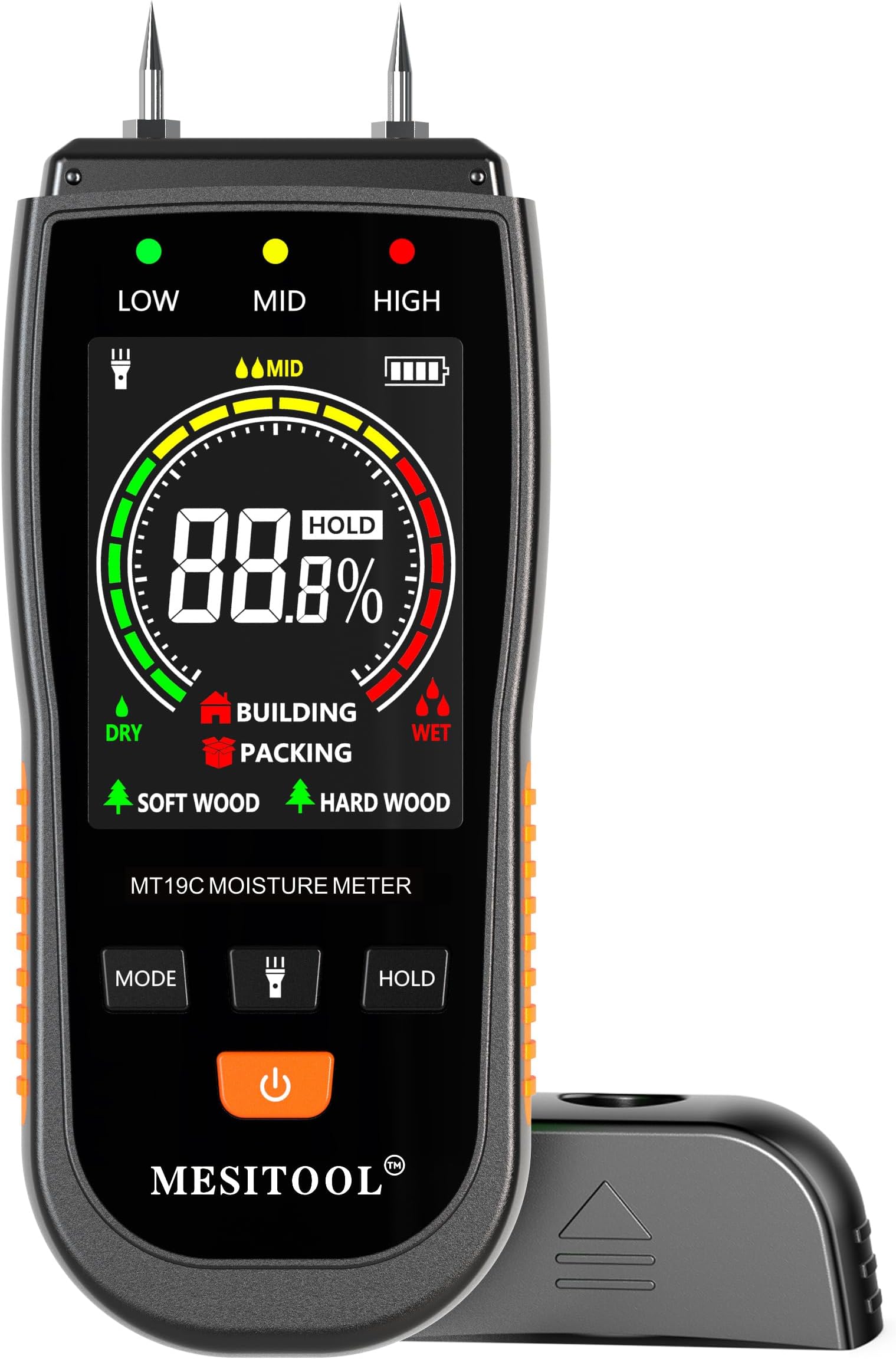 LASELION Stiftlose Wand Feuchtigkeitsmessgerät MS02 Nicht-invasive ...