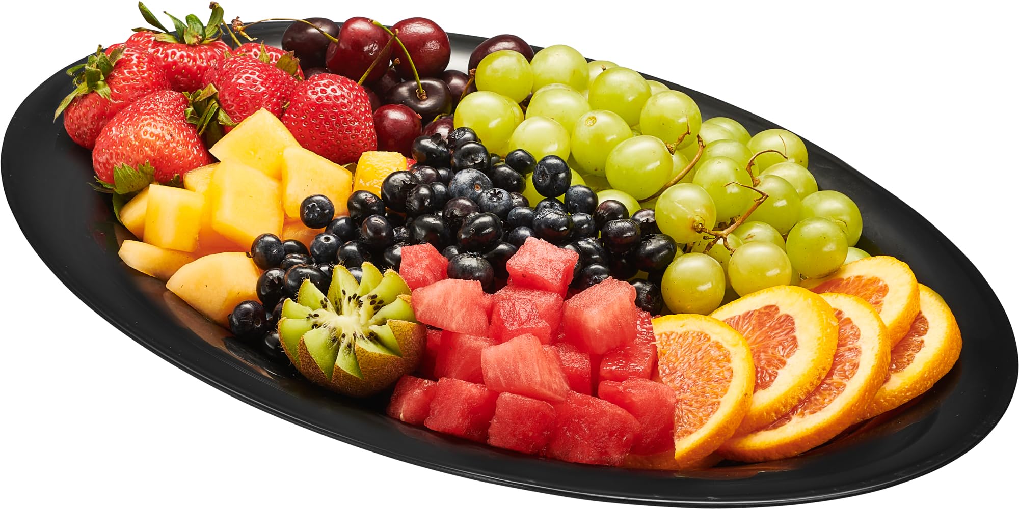 Snapklik.com : PLASTICPRO Plastic Oval Serving Trays 11 X 16 Oval ...