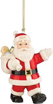 Amazon.com: Lenox 2014 Special Delivery Santa Ornament : Home & Kitchen