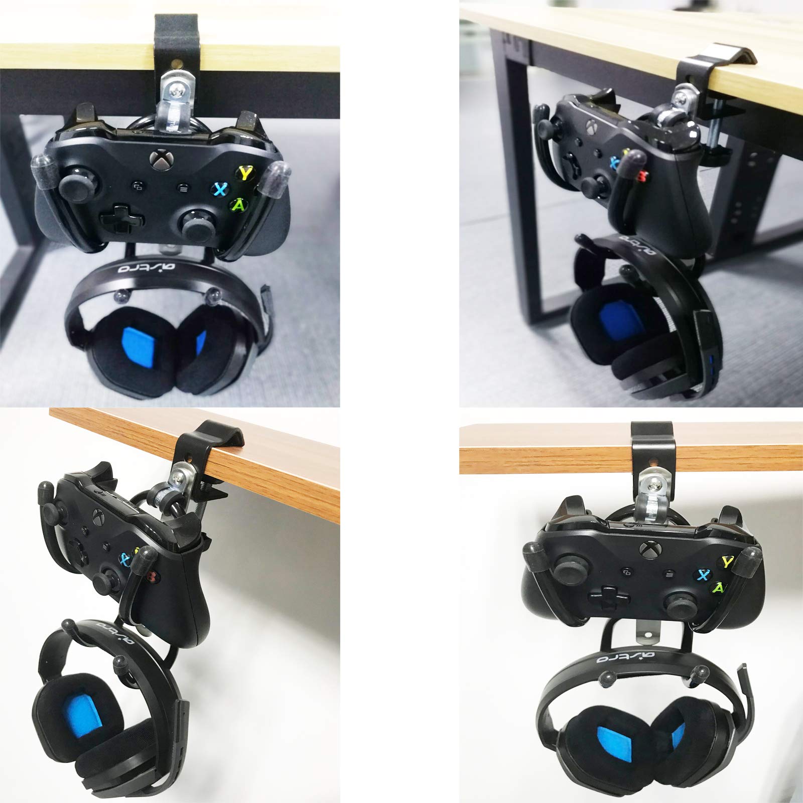 Universal Game Controller & Headphone Hanger Holder with Adjustable ...