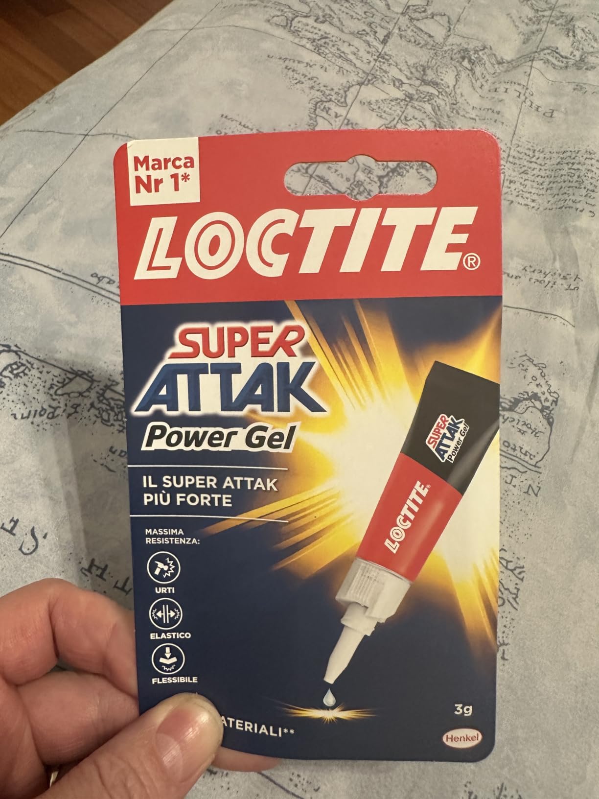 Loctite Super Attak Power Gel, Colla liquida trasparente e istantanea ...