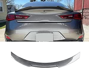 NINTE Rear Spoiler for 2017-2023 Infiniti Q60 ABS Carbon Fiber Stylr M4 ...