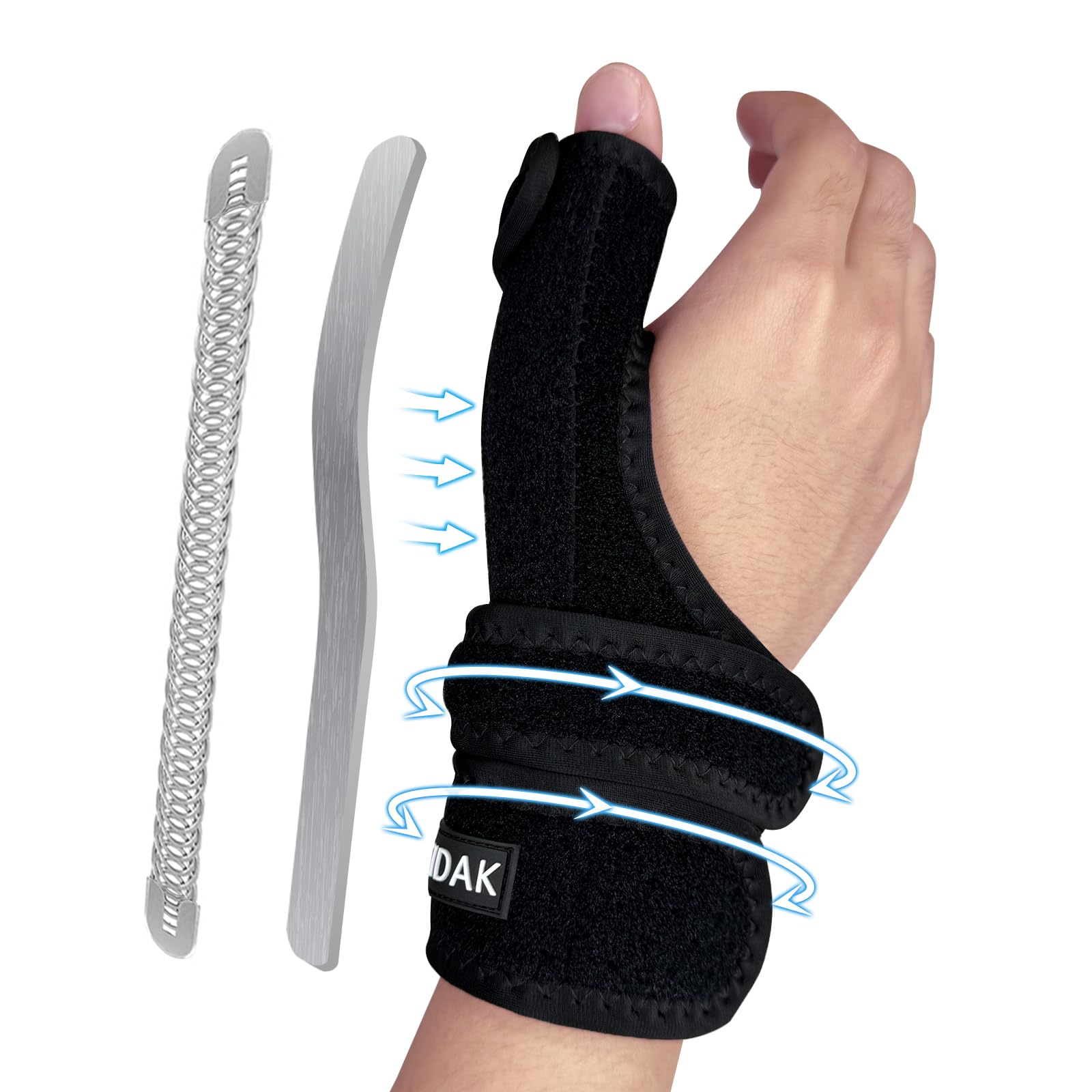 Buy NOSIDAK TFCC Wrist Brace with Thumb Brace Right Hand, De Quervains ...
