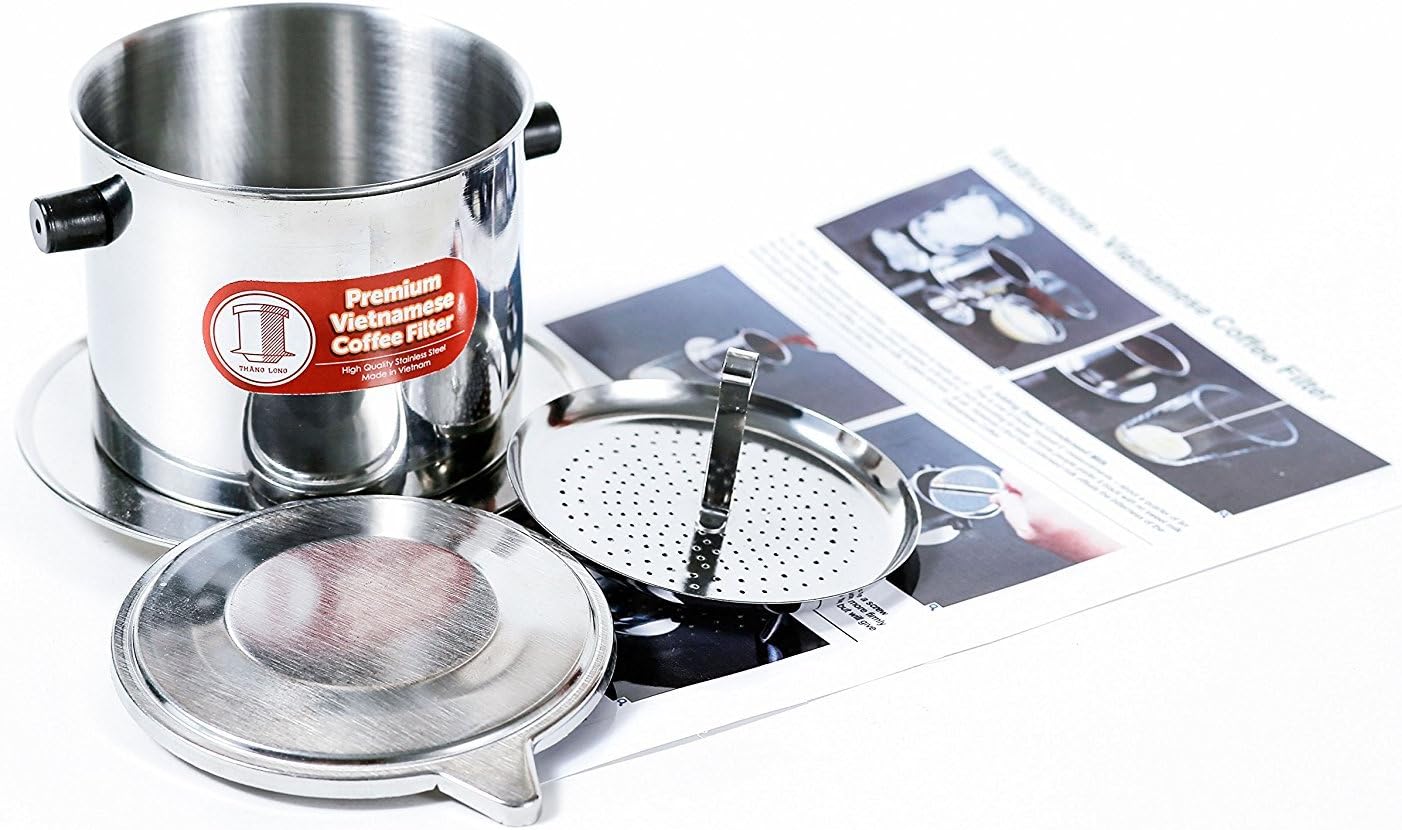 Amazon.com: Vietnamese Style Coffee Dripper - Stainless Steel Vietnam ...