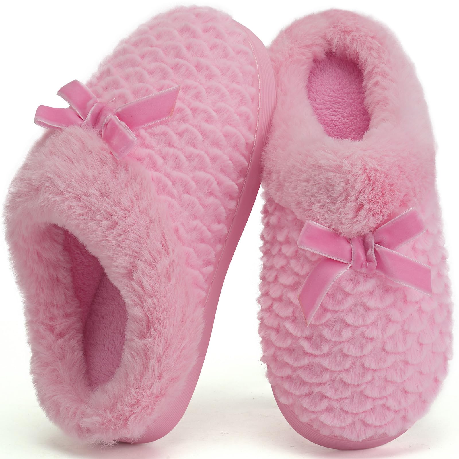 Amazon.com | WateLves Girls Slippers Kids Slip On Winter House Shoes ...