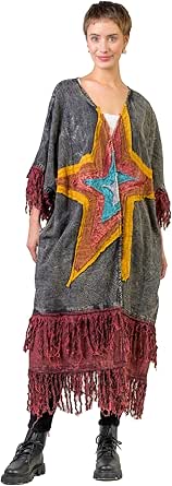 Amazon.com: Rhea Cotton Fringe Duster : Health & Household