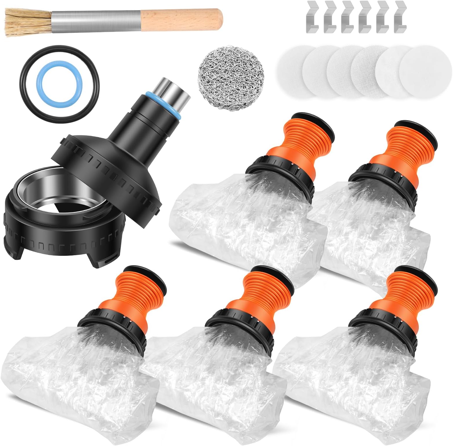 Amazon.com: LYDODOKA 5Pcs Storage Bag Supporting Valve and Adapter ...