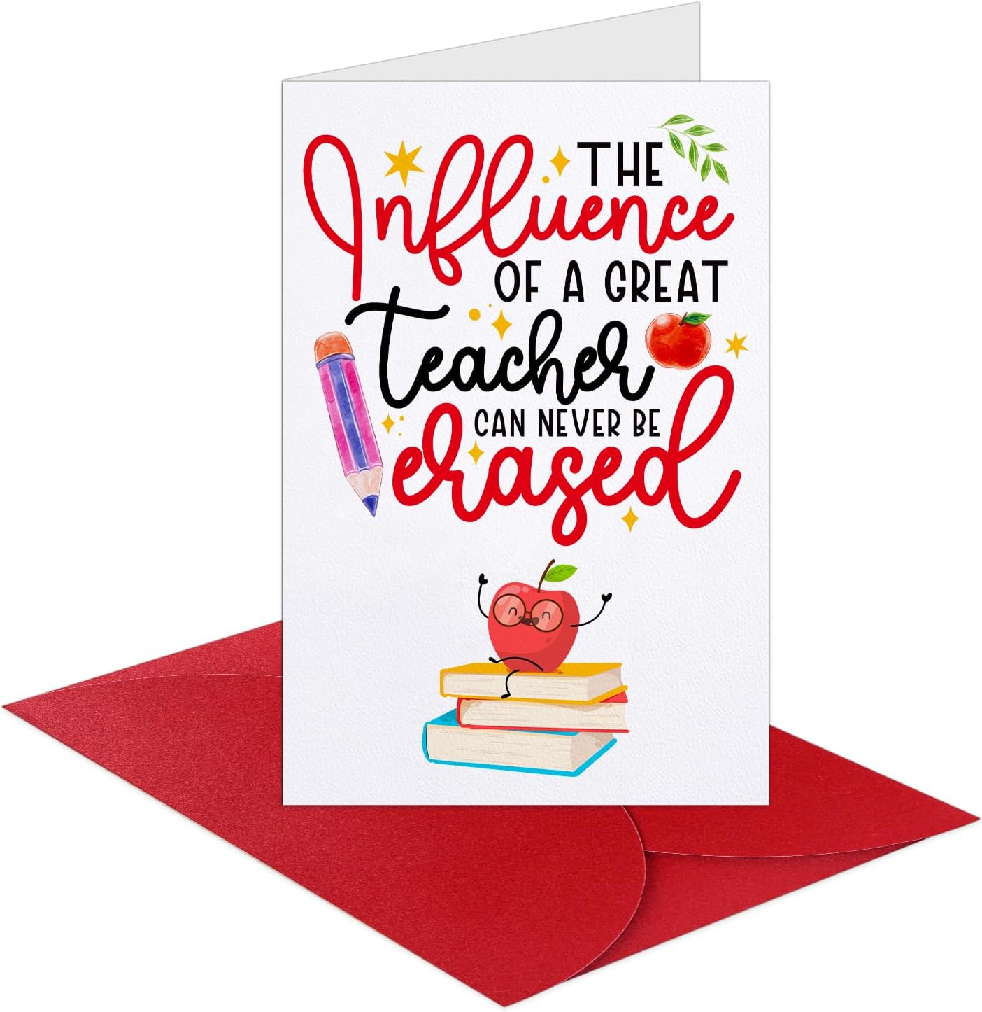 Amazon.com : D4DREAM Teacher Appreciation Cards Thank You Teachers Card ...