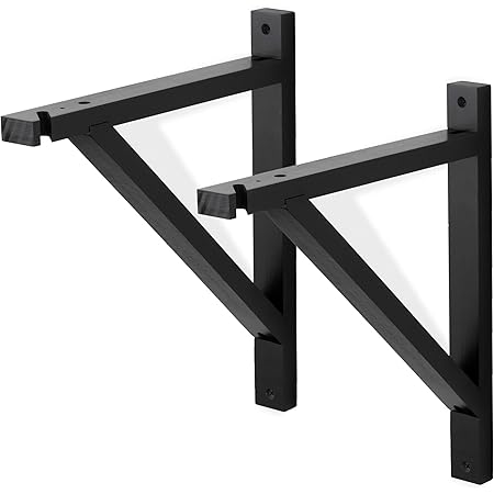 Amazon.com: J JACKCUBE DESIGN Set of 2 Wall Mount Solid Rustic Wood ...