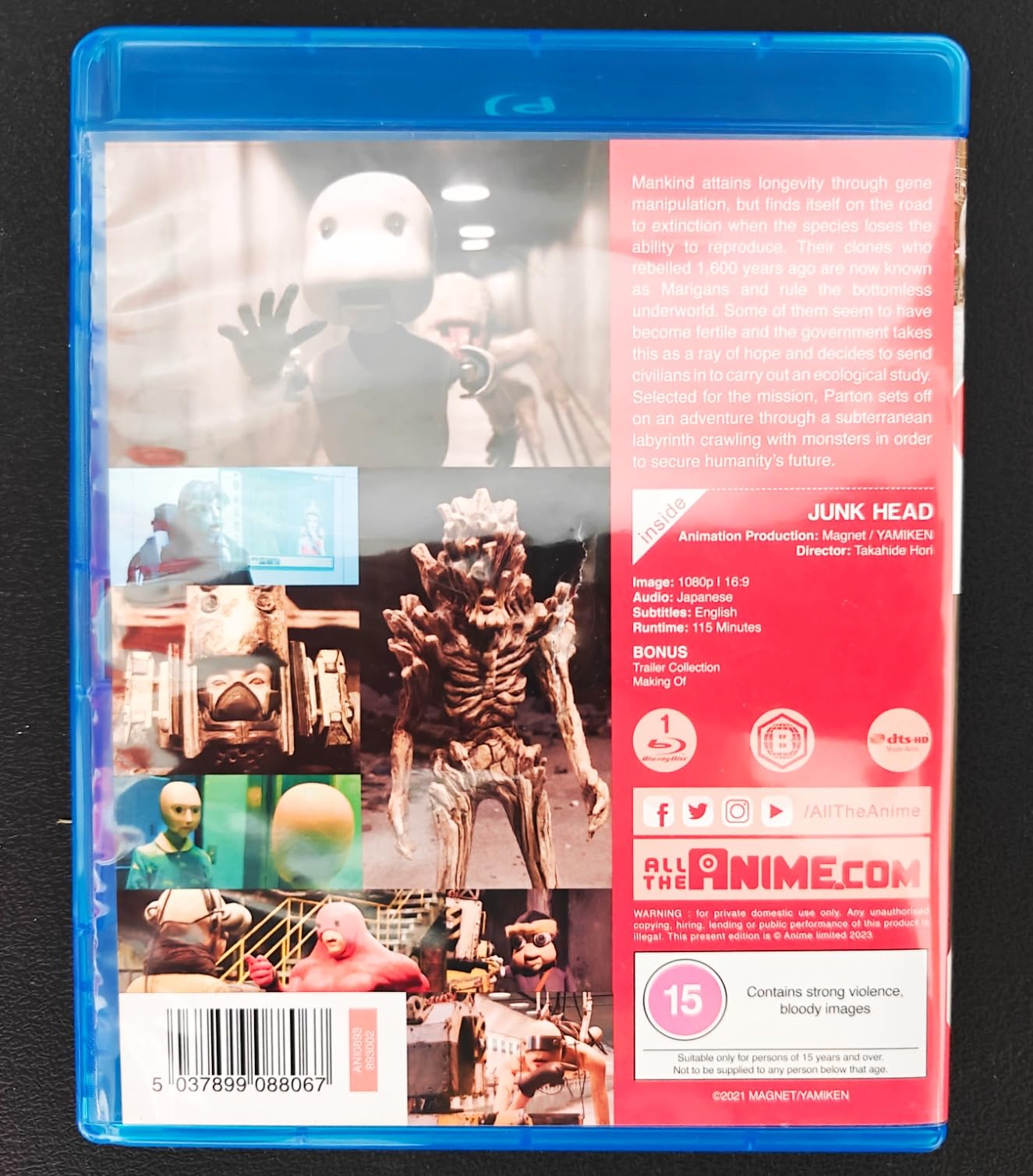 Junk Head (Standard Edition) [Blu-ray]: Amazon.co.uk: Takahide Hori ...