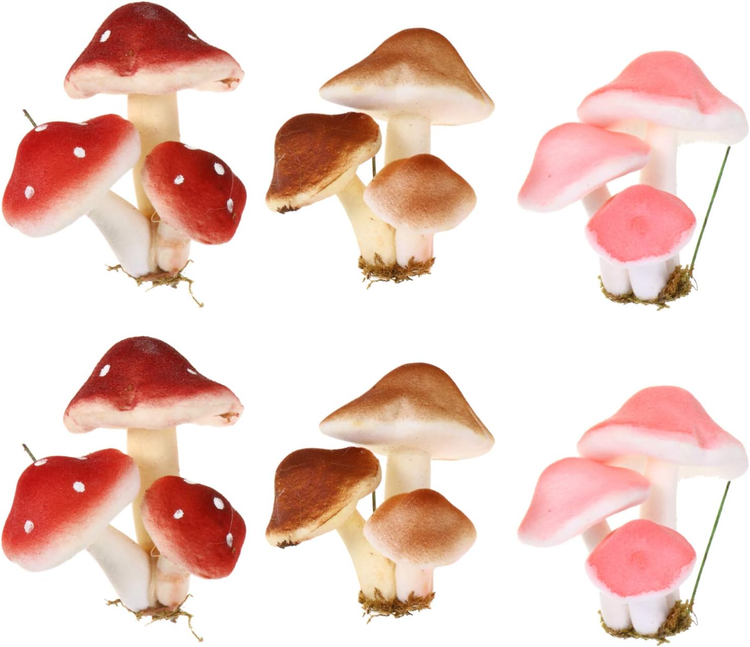 Amazon.com: BESPORTBLE Mini Artificial Mushroom Decoration: Simulation ...