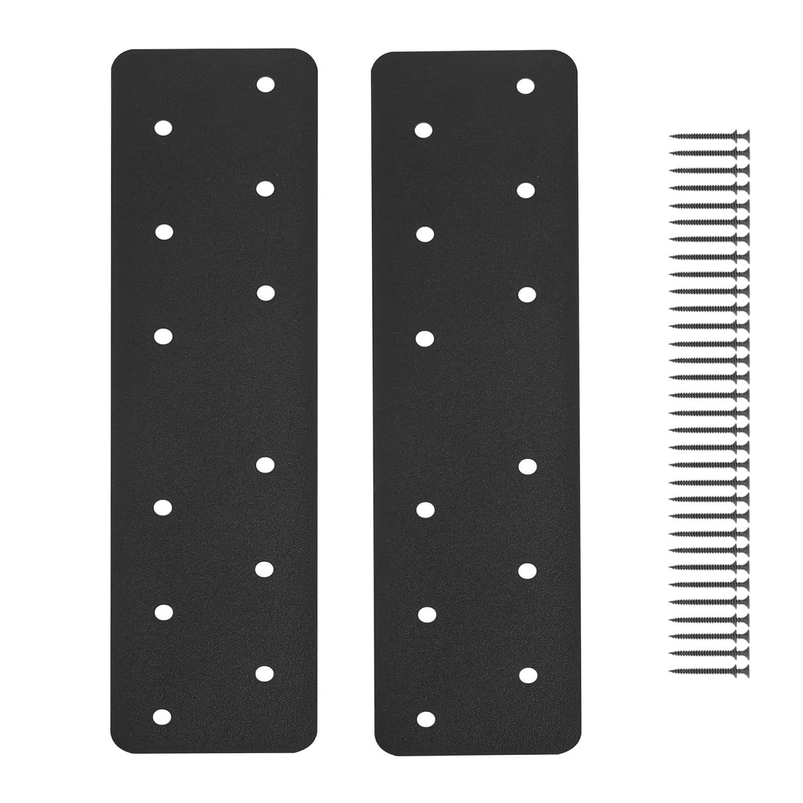 Amazon.com: 2 Pcs 12"x3" Straight Steel Flat Plate, Heavy Duty Mending ...