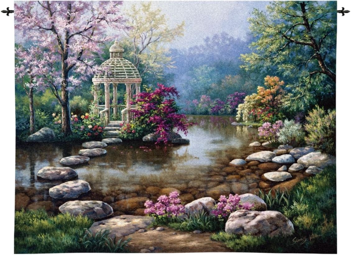 Amazon.com: Design Toscano Gazebo Landscape Wall Tapestry : Home & Kitchen