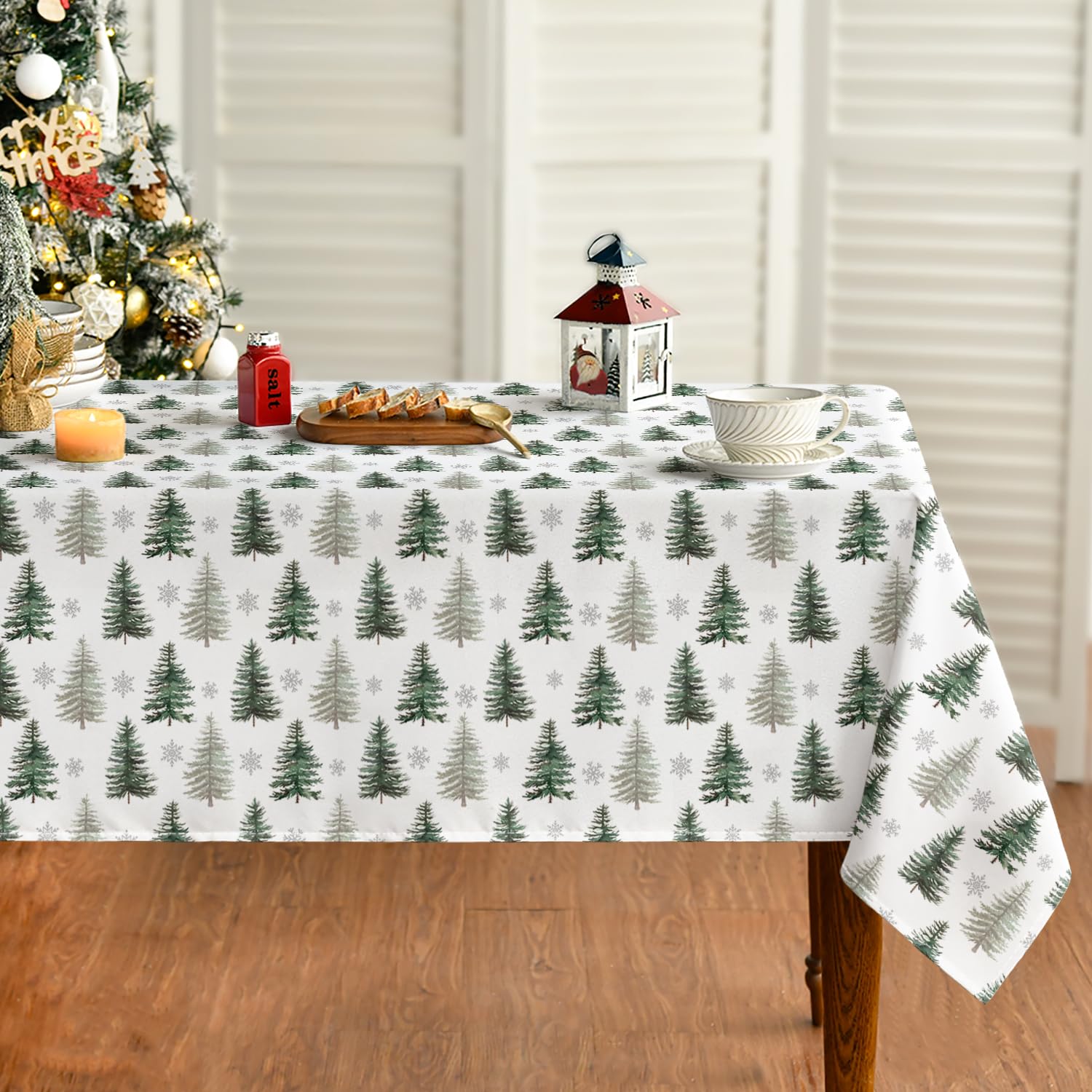 Amazon.com: Horaldaily Christmas Tablecloth 60×104 Inch Rectangular ...