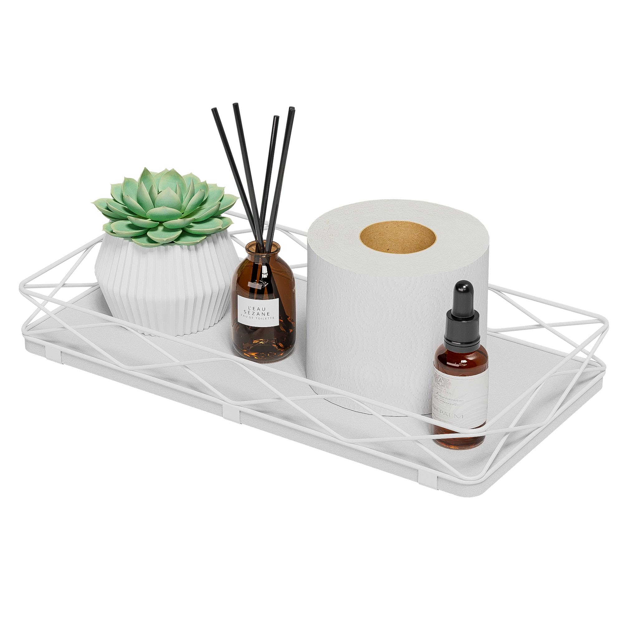 Amazon.com: Lixple Toilet Paper Basket Holder, 13" Bathroom Tray ...
