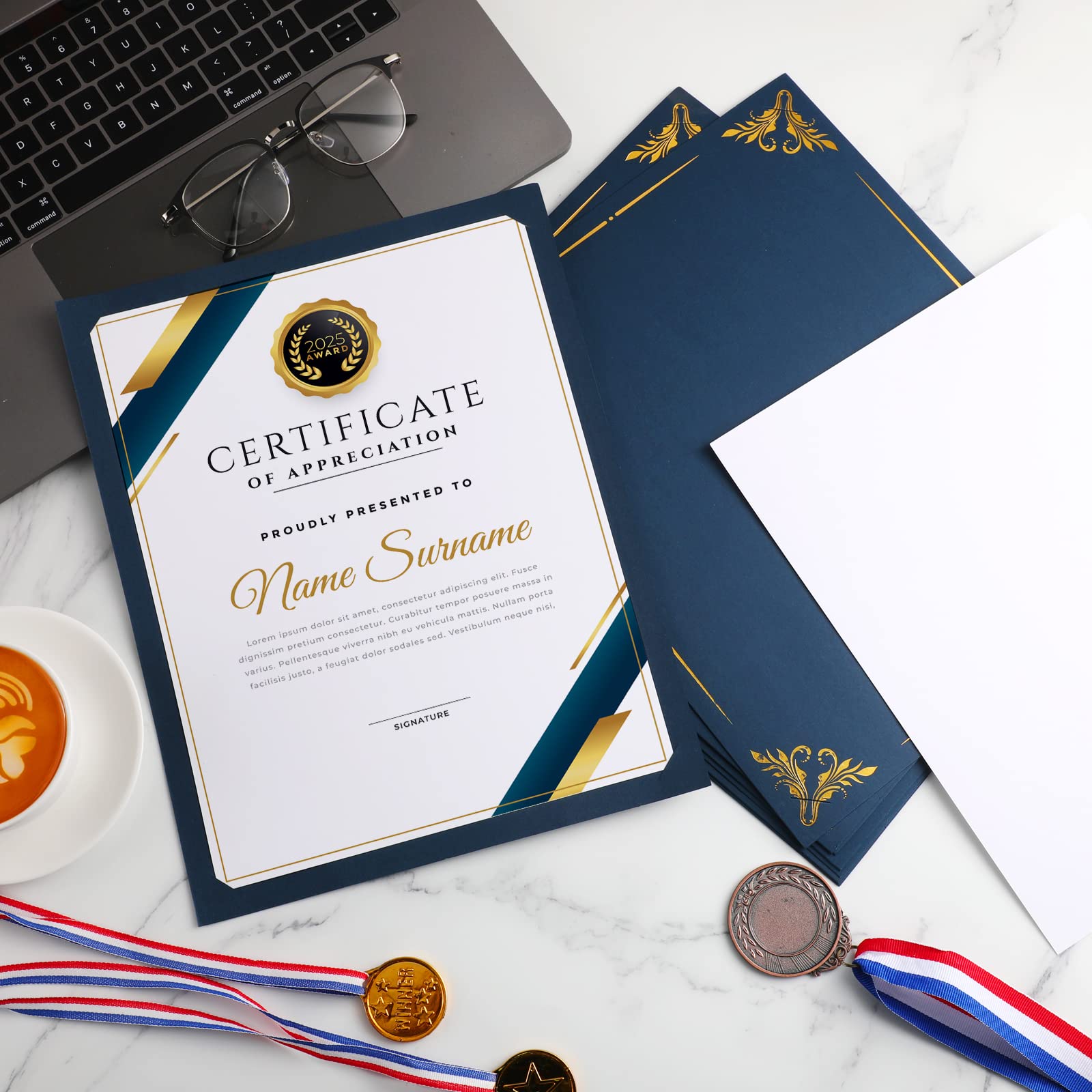 Snapklik.com : Geosar 200 Pack Certificate Holders Diploma Holders ...