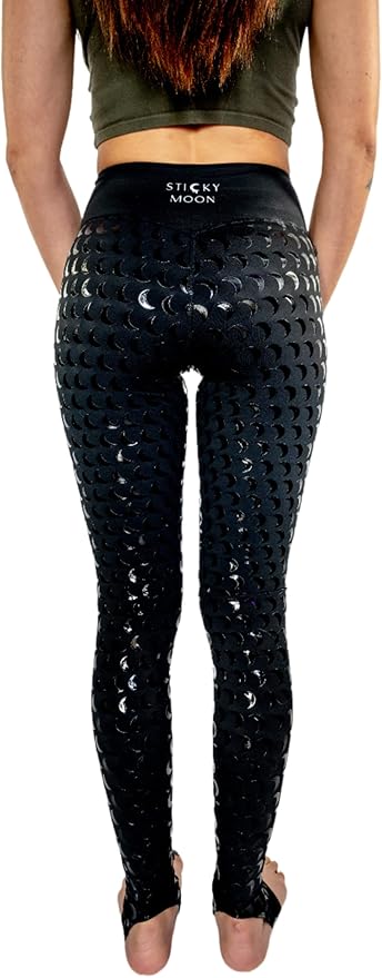 Amazon.com: Sticky Moon Pole Dance Leggings with Grip/Aerial Leggings ...