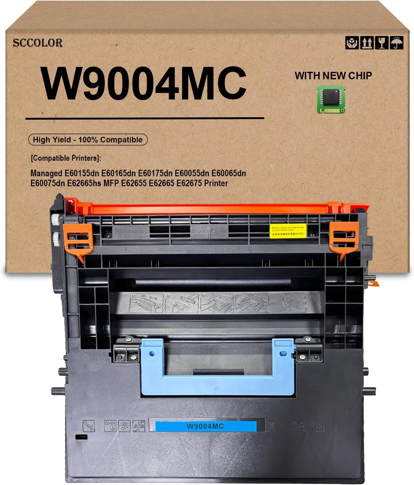 Amazon.com: W9004MC Toner Cartridge [with Chip] W9004 Black Replacement ...