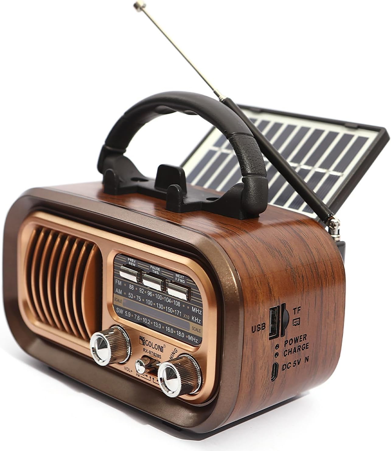 Altavoz Radio Vintage Bluetooths, Altavoz de Radio Retro con Panel ...