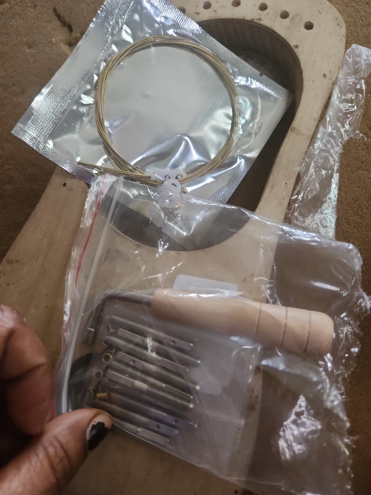 Amazon.com: SUPVOX 1 Set lyre set tuning zither lap harp lyre tuning ...