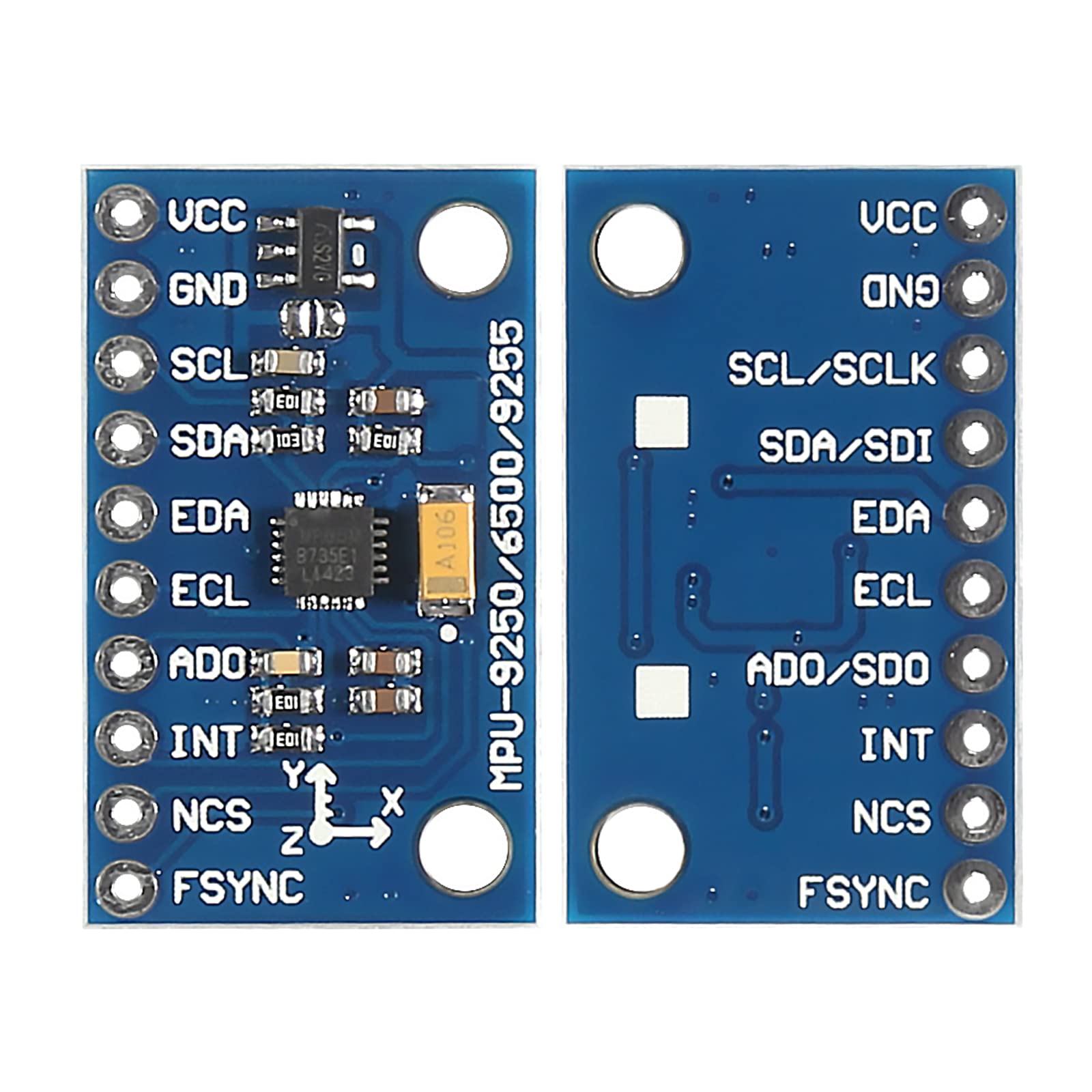 Qccan 6pcs Gy 6500 Mpu 6500 6 Axis Gyroscope Accelerometer Sensor Module Iic I2c