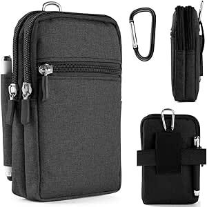 Amazon.com: Tactical Molle Case Pouch Waist Bag with Dual Phone Holster ...