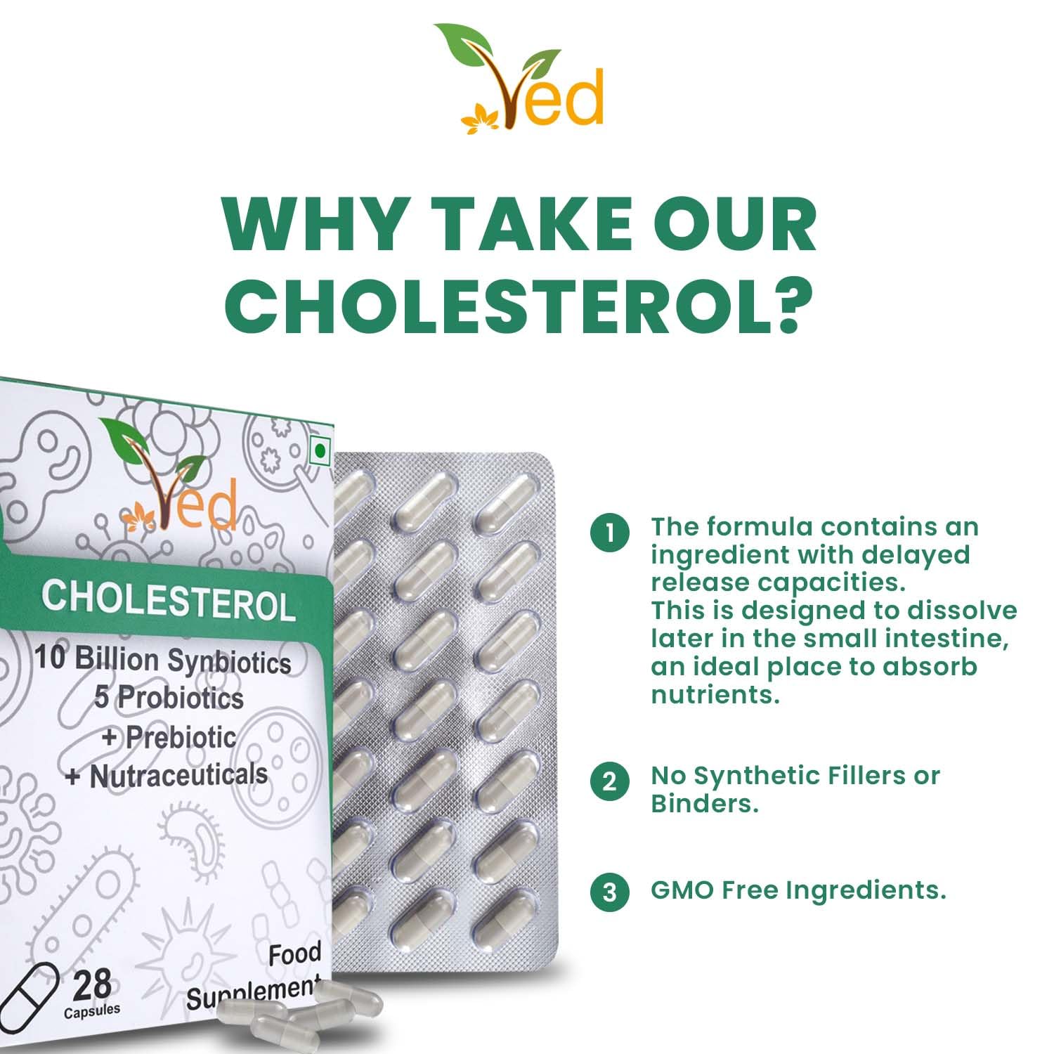 Snapklik.com : Cholesterol Complex Probiotics And Prebiotics Complex ...