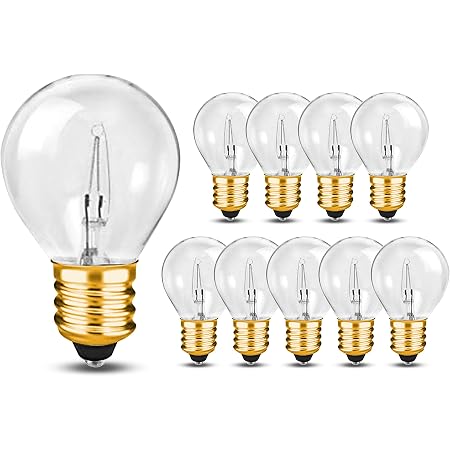 (Pack Of 10) 40S11/N - 40 Watt Clear (E17) Intermediate Base Hi ...