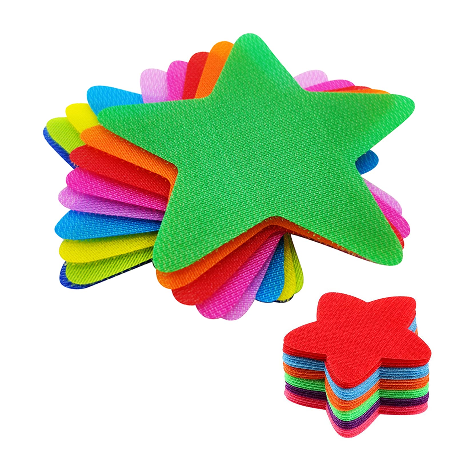 Buy kekafu 48 Pieces Stars Shape Carpet Spot Markers 3.94 Inch School ...