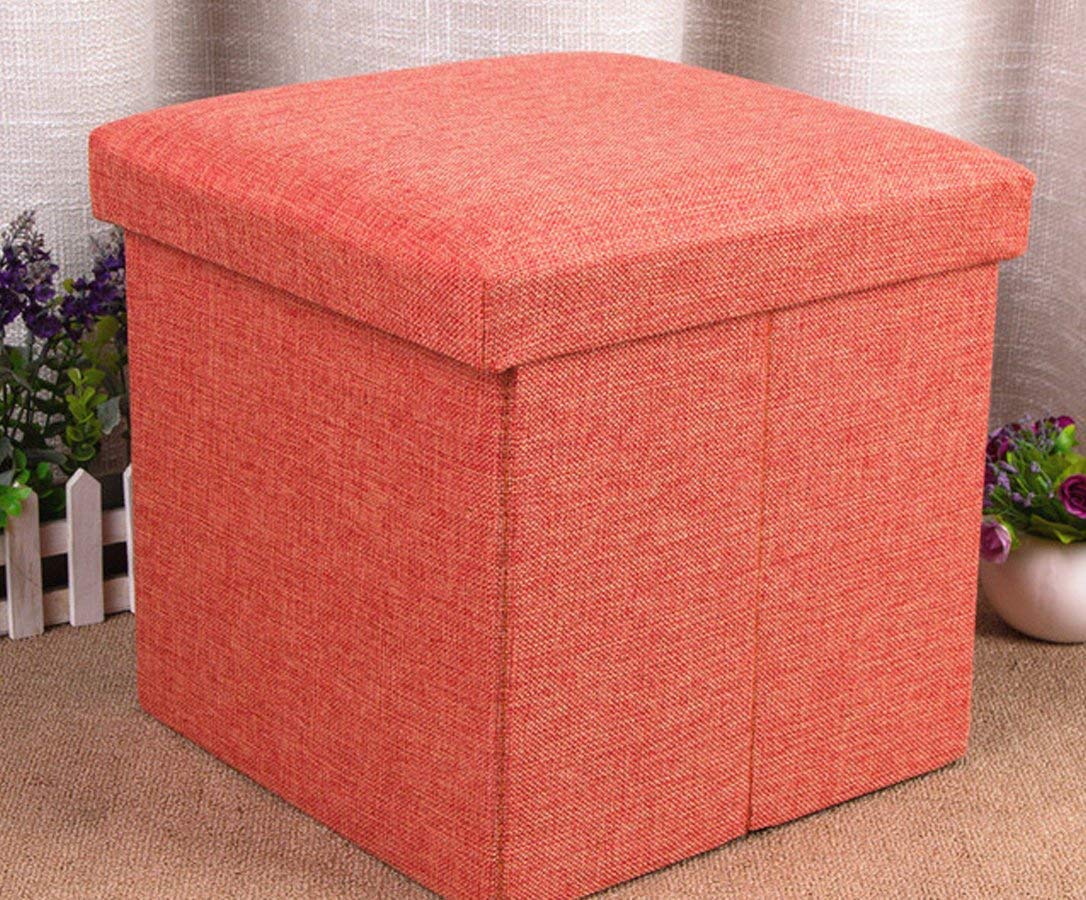 Sterling Linen Stools For Sitting In Living Room Storage Stools For ...