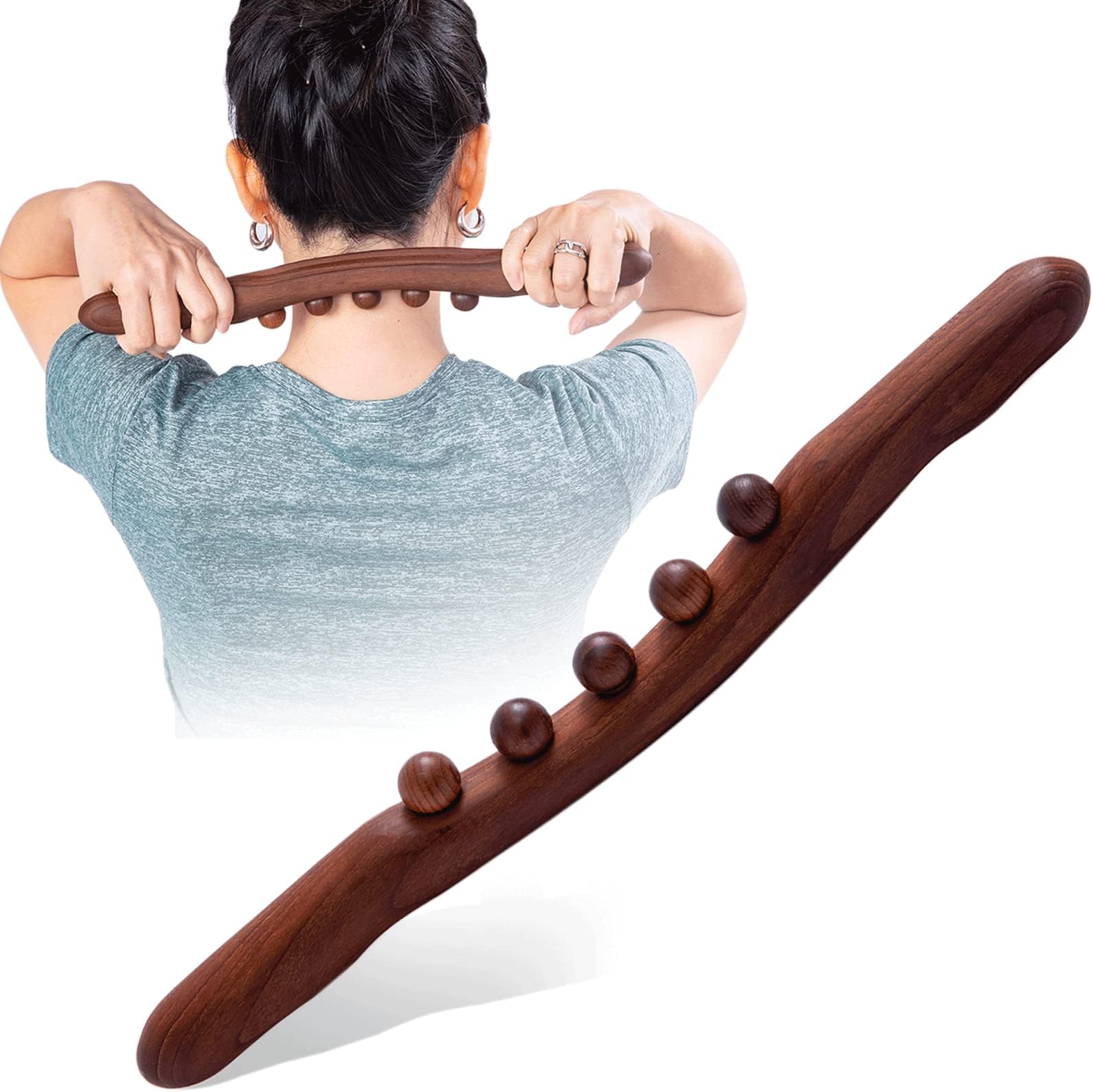 Amazon.com: Yualtmz Wood Lymphatic Drainage Massager, Wood Therapy ...