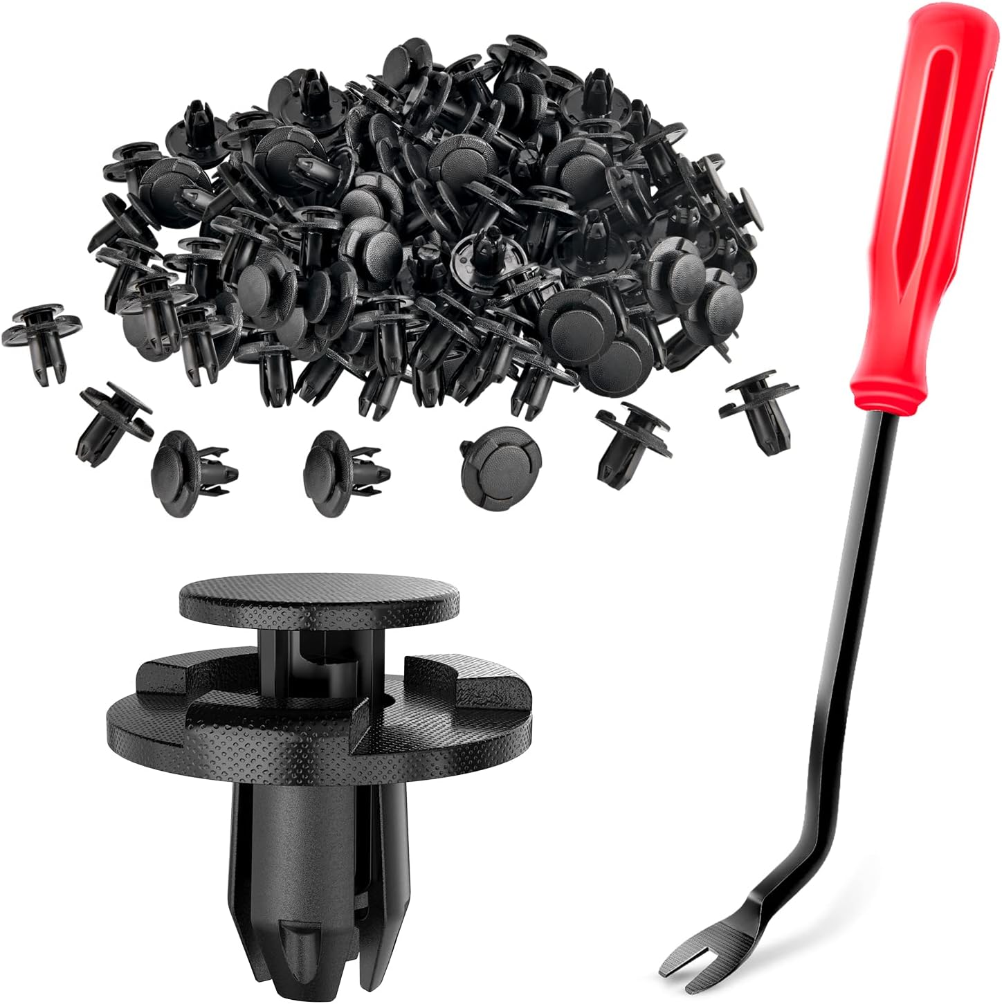 Amazon.com: Rexka 25pcs Fender Liner Cowl Grille Bumper Under Cover ...