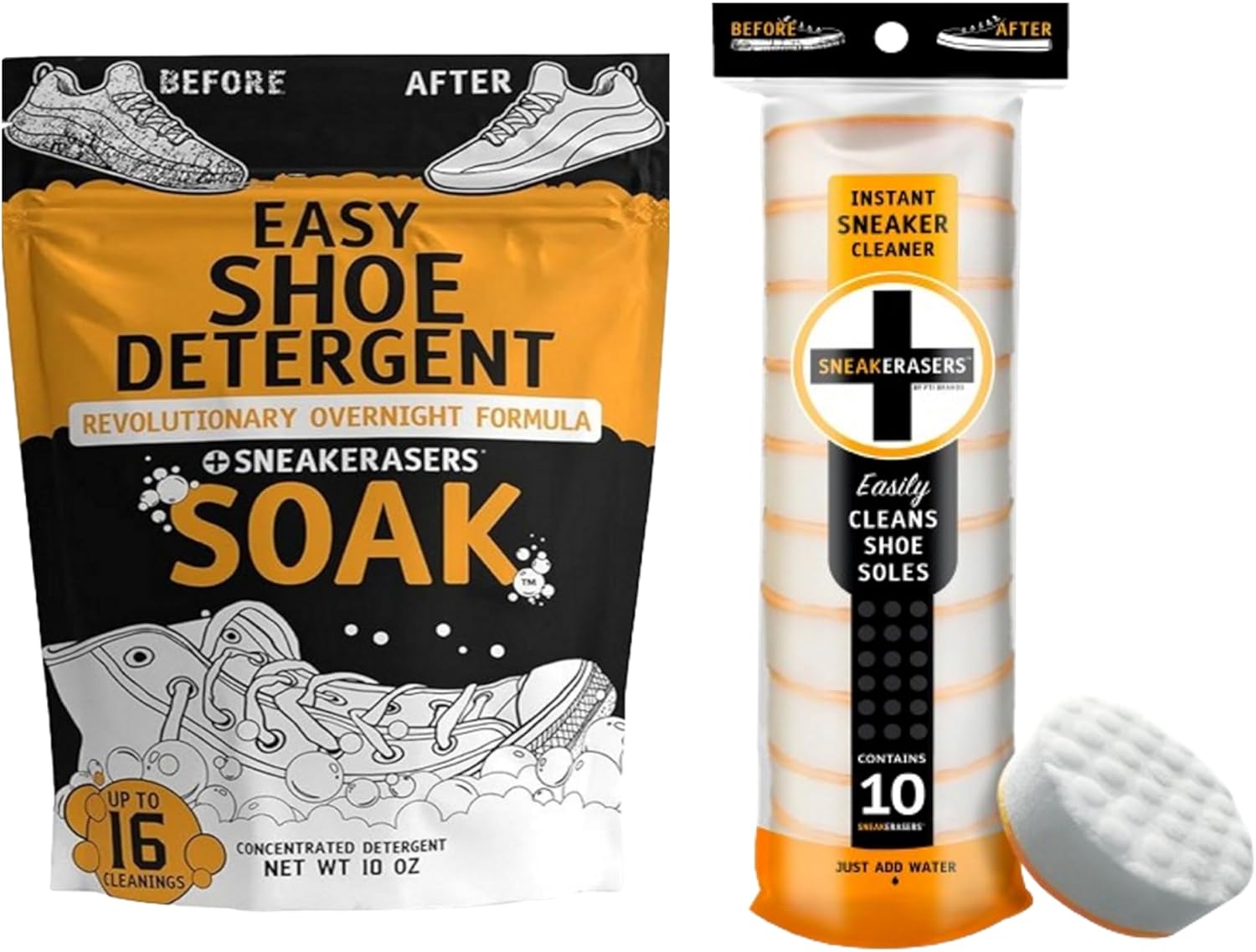 Amazon.com: SneakERASERS Instant Midsole and Sneaker Cleaner, Premium ...