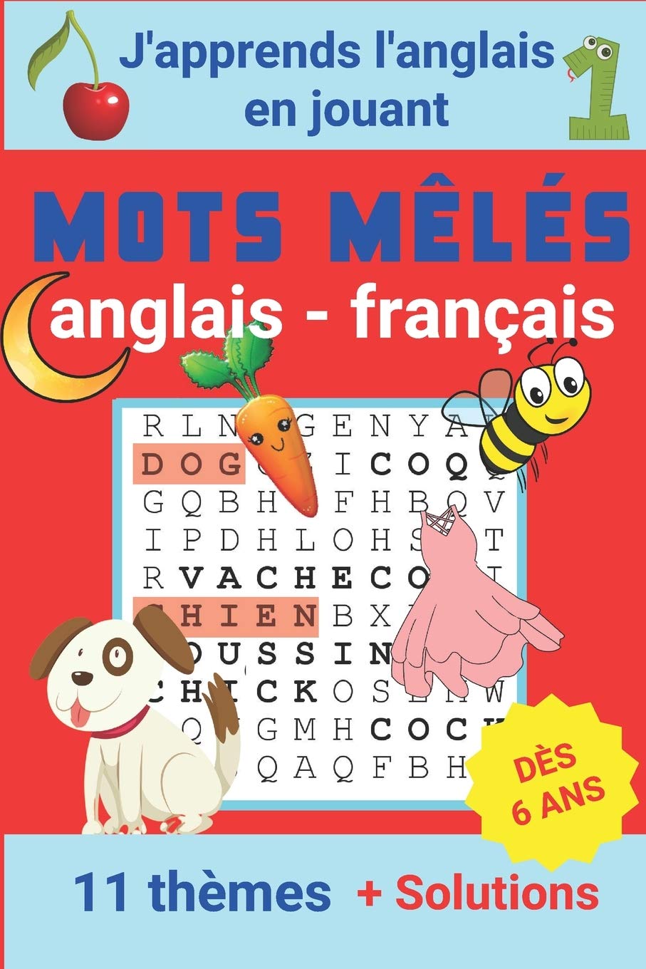 Buy MOTS MÊLÉS Anglais-Français: J'apprends l'anglais en Jouant Livre ...
