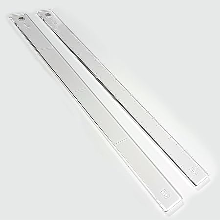 Amazon.com: Kichvoe 2pcs Rolling Pin Guide Sticks Dough Rolling Strips ...