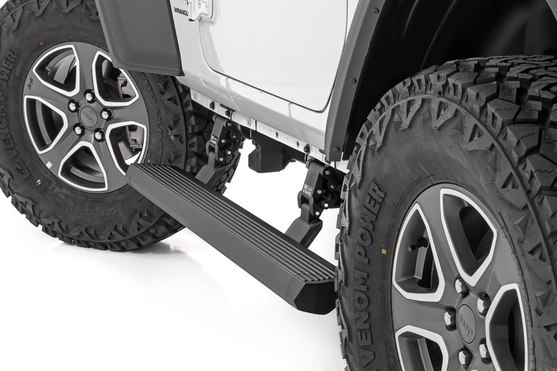 Amazon.com: Rough Country LED Power Running Boards for 2018-2024 Jeep ...