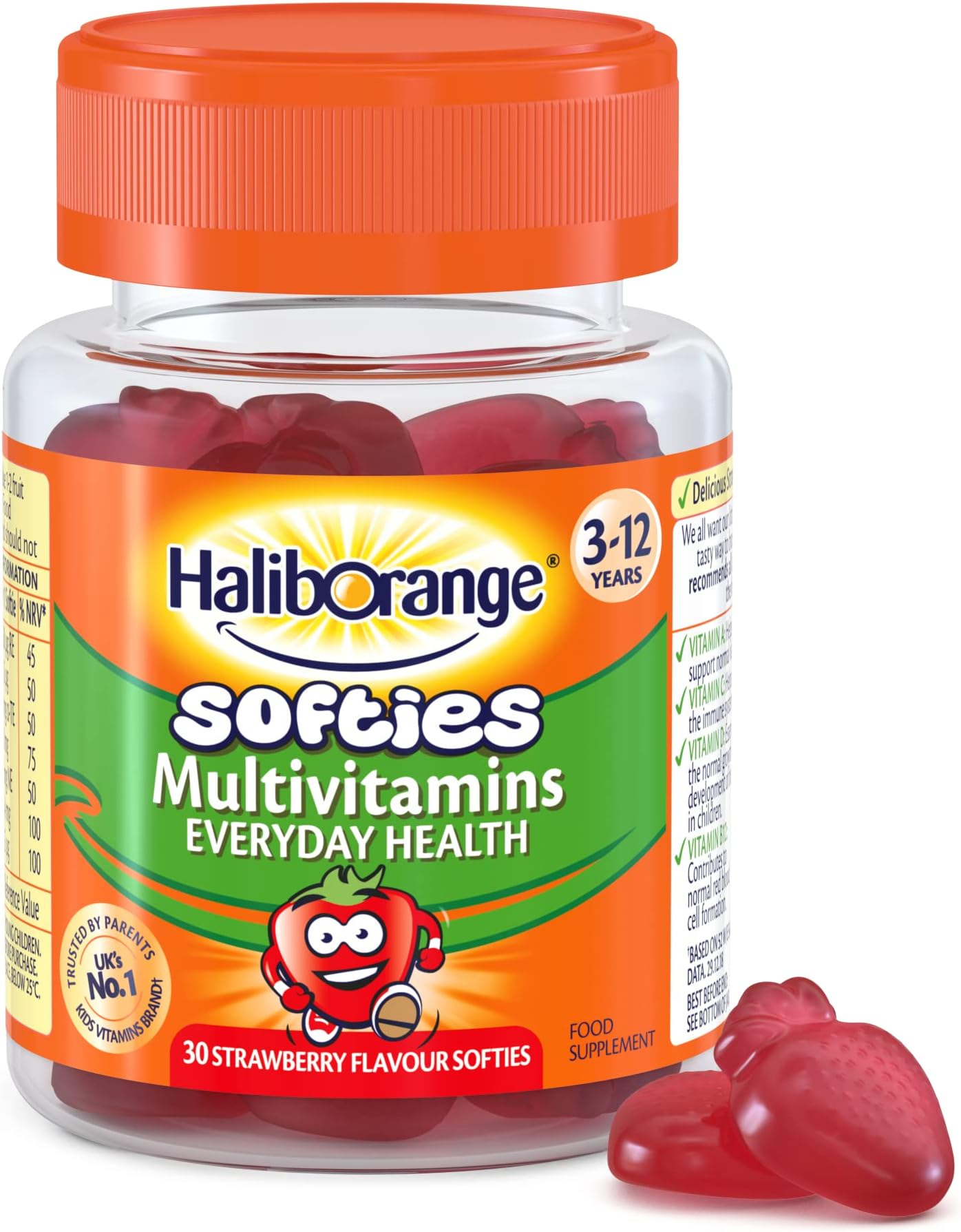 Amazon.com: Haliborange Kids Multivitamin Strawberry Softies 30 ...